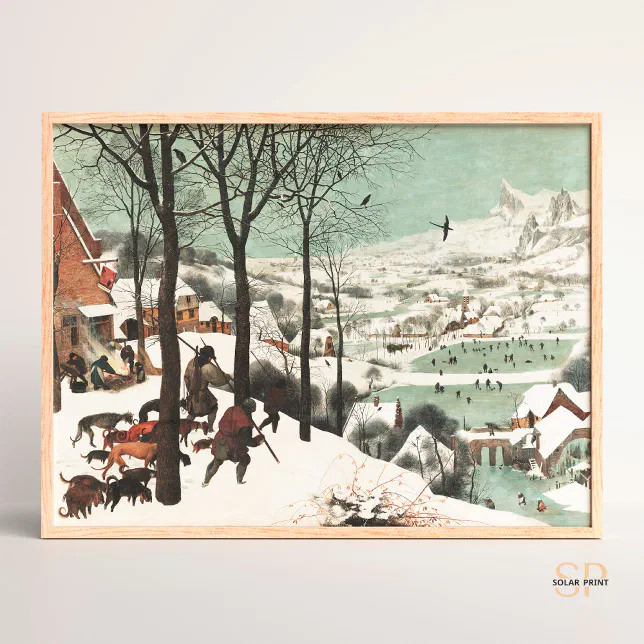Pieter Bruegel Hunters in the Snow Art Poster | Zazzle