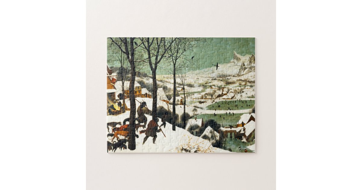 Pieter Bruegel Hunters in the Snow Puzzle | Zazzle