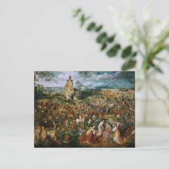 Pieter Bruegel the Elder-The Procession to Calvary Postcard | Zazzle