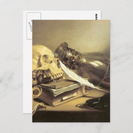 Pieter Claesz Vanitas Still Life Postcard | Zazzle