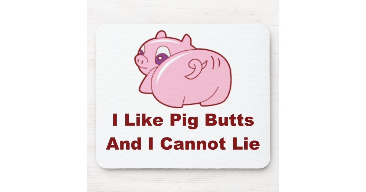 Pig Butts Mouse Pad | Zazzle.com
