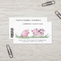 Pig Farm Free Range Pork Meat QR Code Business Card | Zazzle