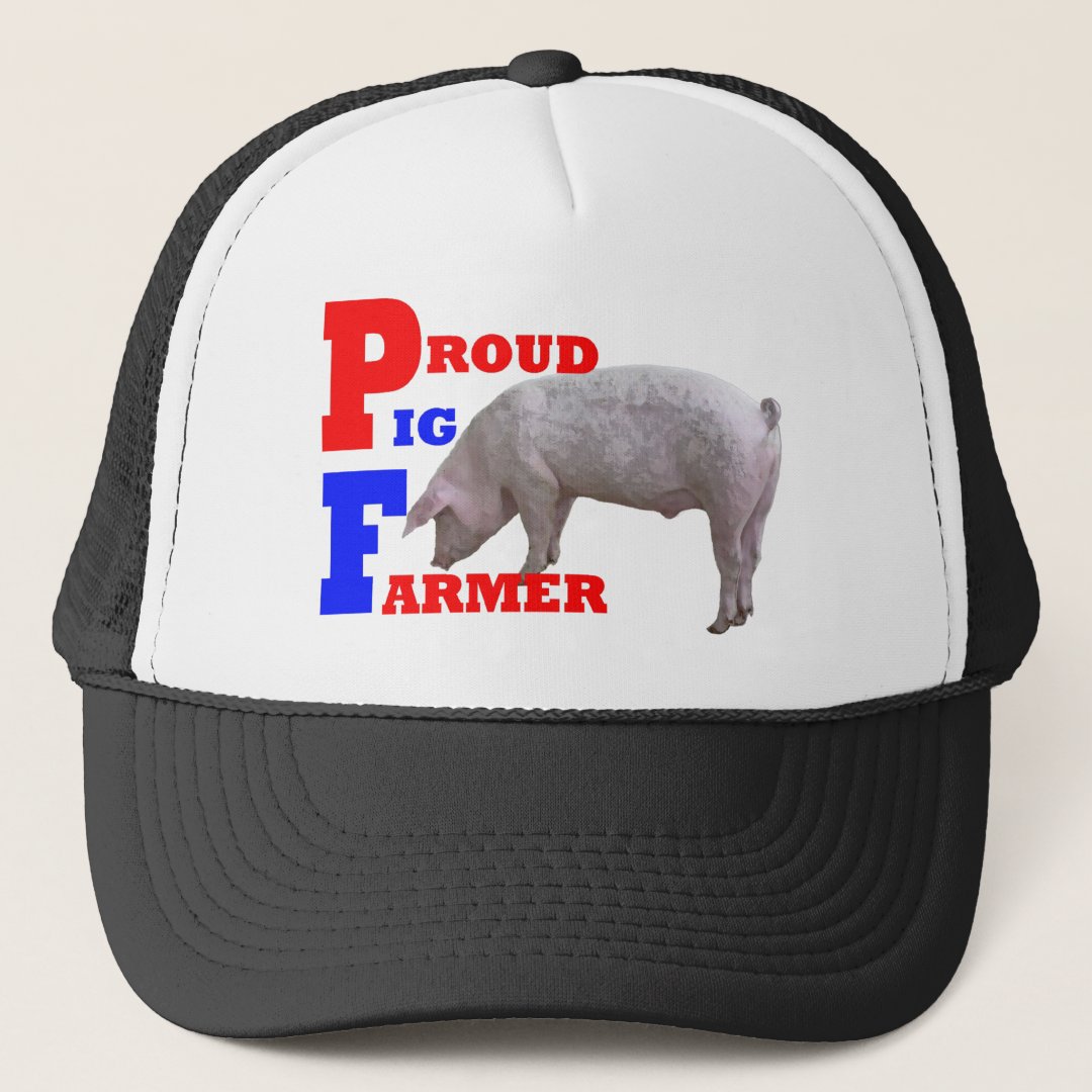 Pig Farmer Trucker Hat | Zazzle