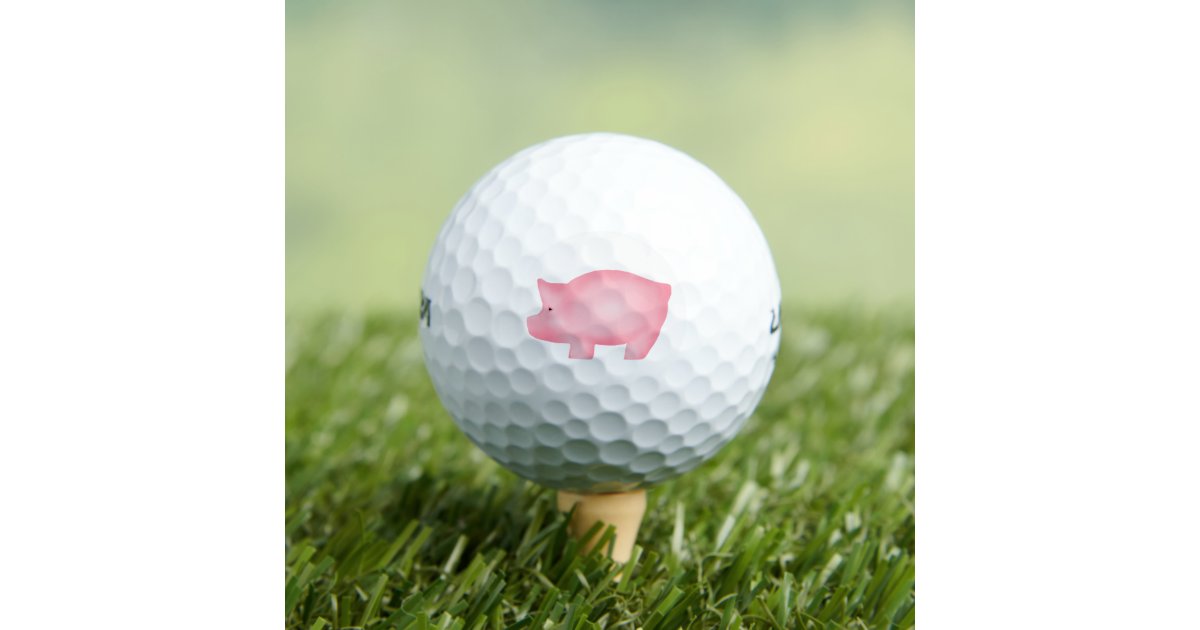 Pig Golf Balls | Zazzle