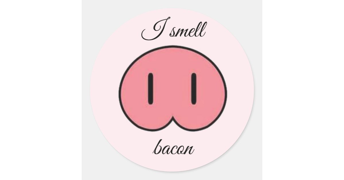 Pig Nose Classic Round Sticker | Zazzle