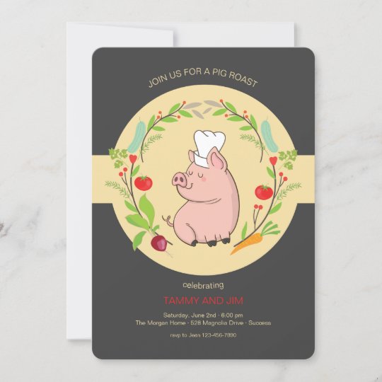 Pig Roast Invitation | Zazzle.com