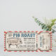 Pig Roast Ticket Invitations with Raffle Ticket v2 | Zazzle