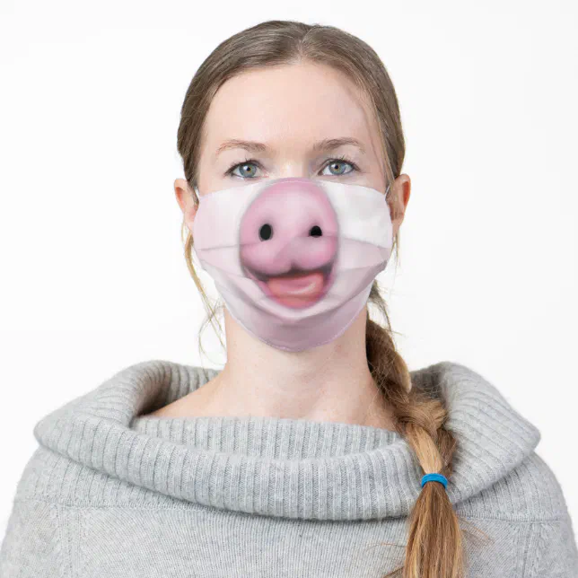 Pig Snout Face Mask by CouchPetatoArt | Zazzle