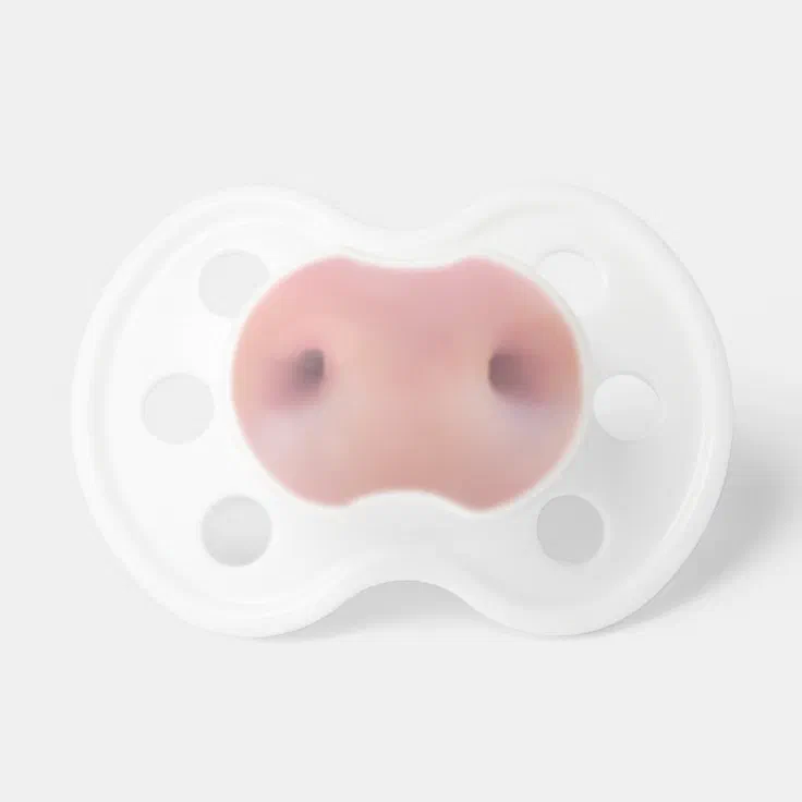 Pig Snout Pacifier | Zazzle