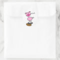 Pig Stick Figure Sticker | Zazzle