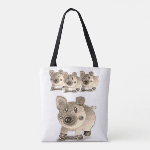 Pig tote bag | Zazzle