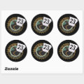 Pig Trail Highway 23 Arkansas Motorcycle Road Classic Round Sticker ...