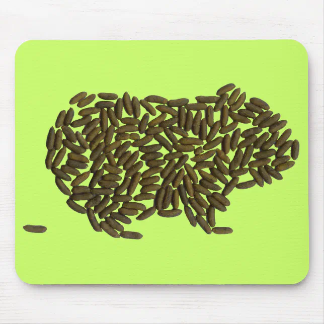 Pig w/Poopie Mousepad | Zazzle