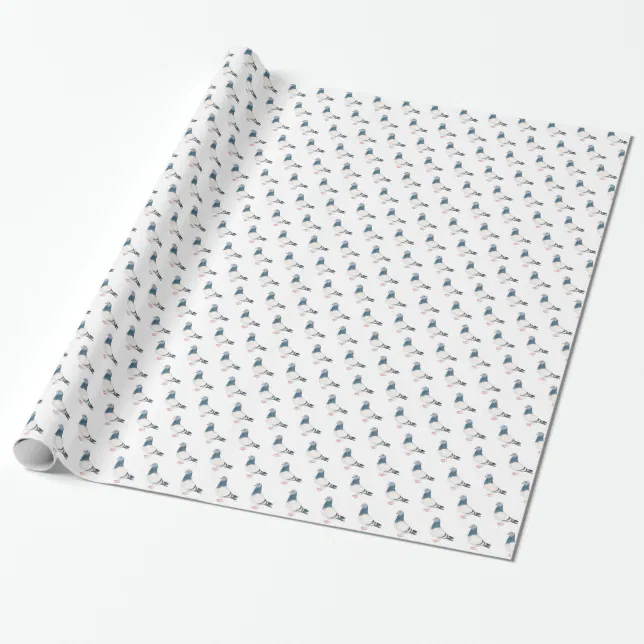 Pigeon Bird Art Wrapping Paper | Zazzle