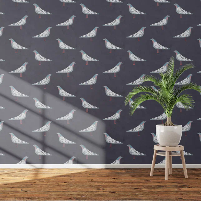 Pigeon Bird Dark Wallpaper | Zazzle