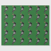 pigeon christmas wrapping paper | Zazzle
