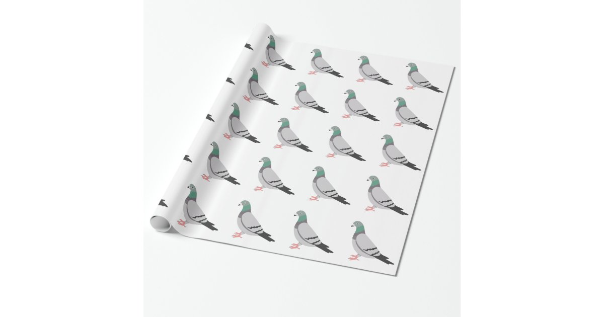 Pigeon Wrapping Paper | Zazzle