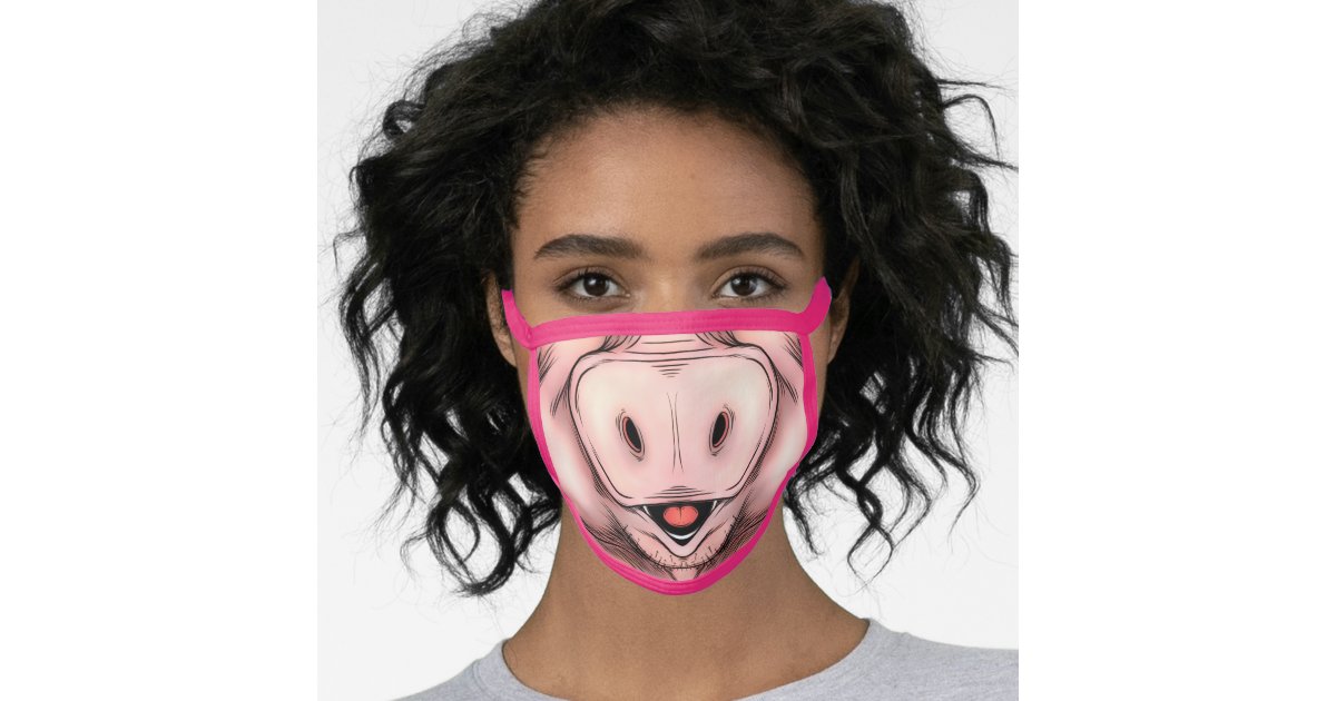 Piggy Cosplay Face Mask | Zazzle
