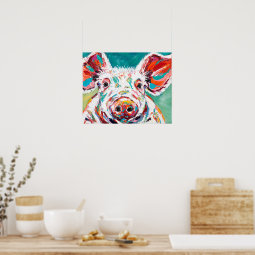 Piggy Poster | Zazzle