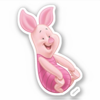 Piglet 4 sticker | Zazzle