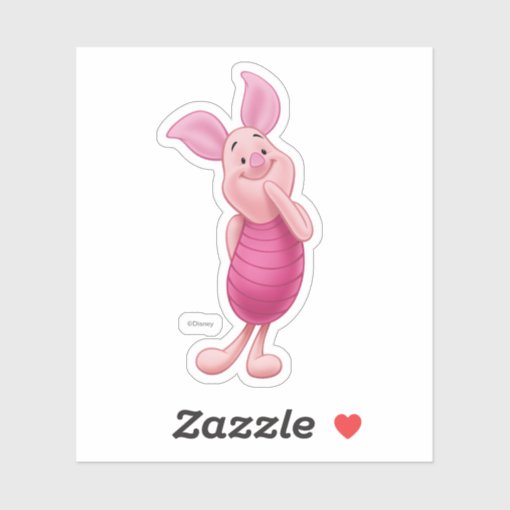 Piglet 5 sticker | Zazzle