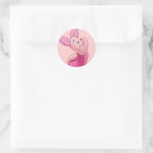 Piglet 9 classic round sticker | Zazzle