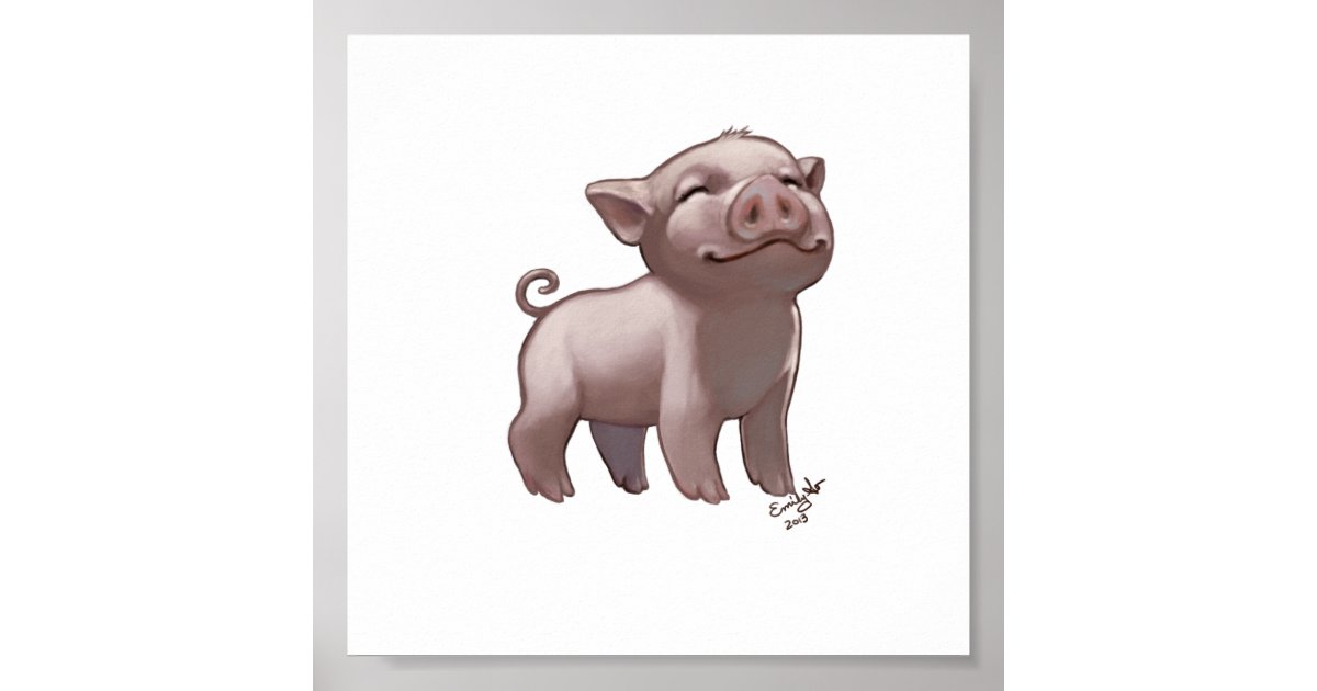 Piglet Poster | Zazzle