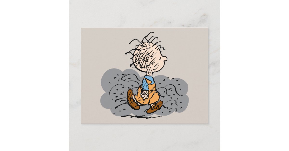 Pigpen Walking Cloud Postcard | Zazzle