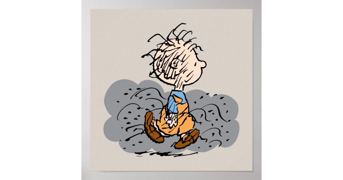 Pigpen Walking Cloud Poster | Zazzle
