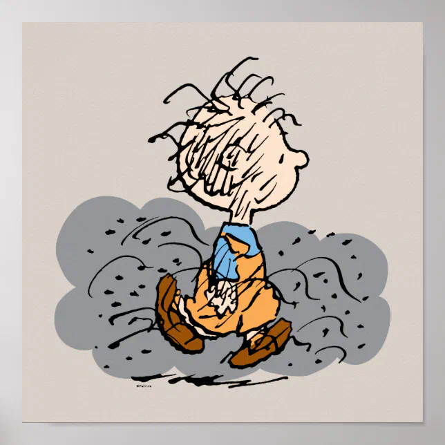 Pigpen Walking Cloud Poster | Zazzle