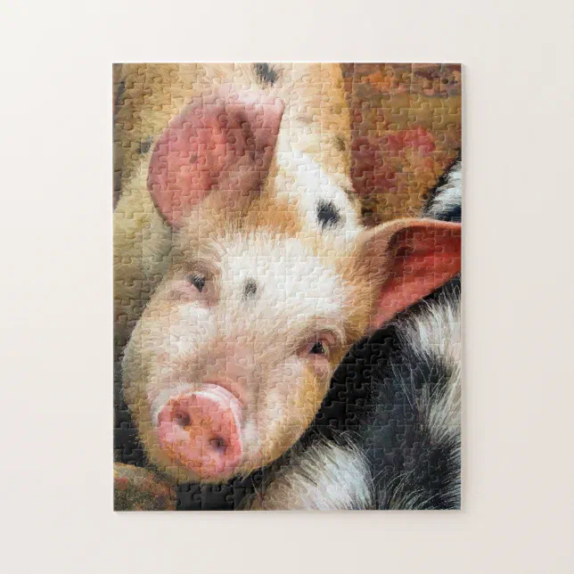 PIGS JIGSAW PUZZLE | Zazzle