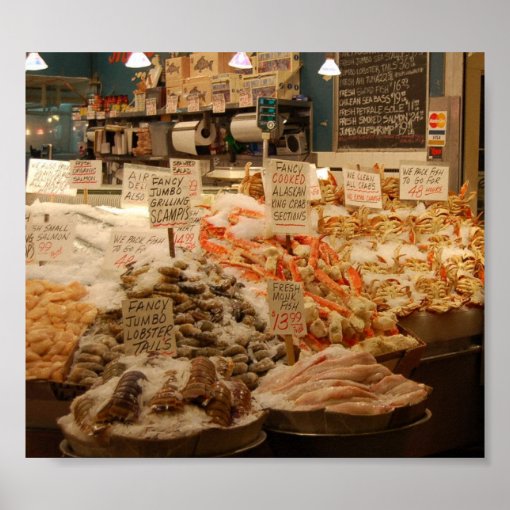 Pike Place Market Poster | Zazzle