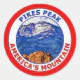 Pikes Peak America's Mountain Classic Round Sticker | Zazzle