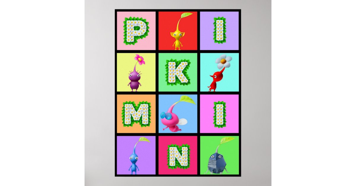 Pikmin heroes poster | Zazzle