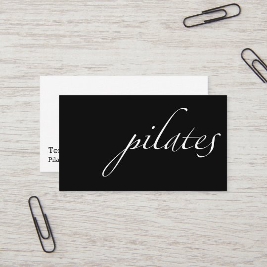 Pilates Business Card | Zazzle.com