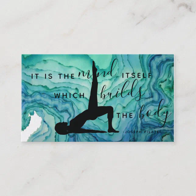Pilates Business Card | Zazzle