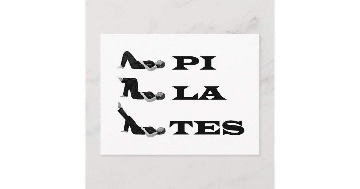 Pilates figures! postcard | Zazzle