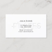 Pilates Instructor Pilates Letters Business Card | Zazzle