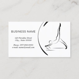 Pilates Instructor Pilates Poses Pilates Reformer Business Card | Zazzle