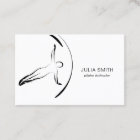 Pilates Instructor Pilates Pose Abstract Pilates Business Card | Zazzle.com