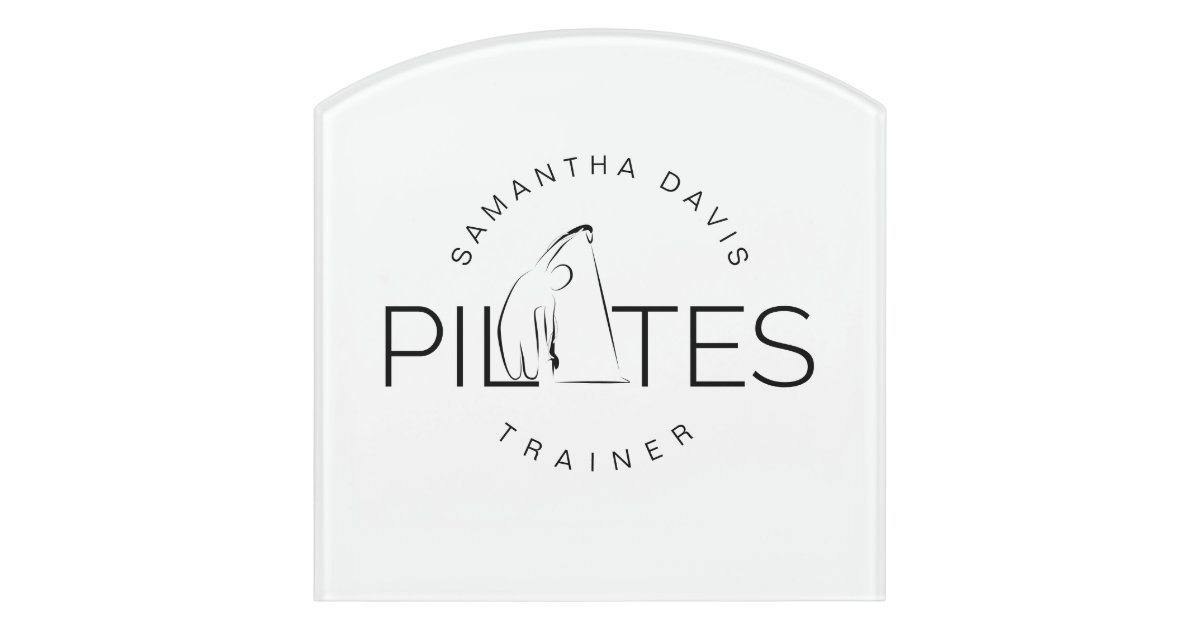 Pilates Instructor Pilates trainer Sign | Zazzle