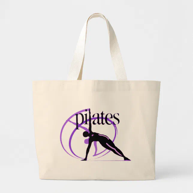 Pilates Method products! Large Tote Bag | Zazzle