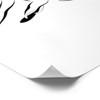 Pilates Pose Abstract Pilates Pose Poster | Zazzle