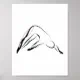 Pilates Pose Abstract Pilates Pose Poster | Zazzle
