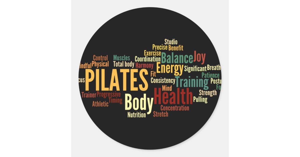 PILATES Sticker | Zazzle