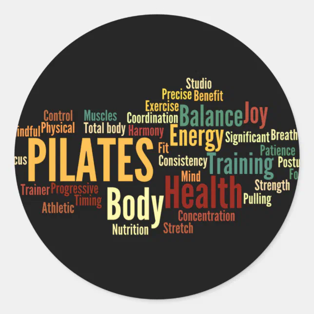 PILATES Sticker | Zazzle