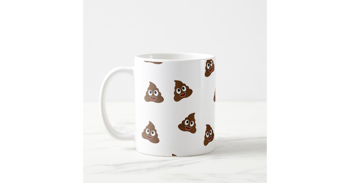 Pile of Poo emoji smiling poops Coffee Mug | Zazzle