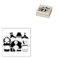 Pilgrim Family Rubber Stamp | Zazzle