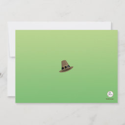 Pilgrim's Hat Birthday Photo Invitation | Zazzle