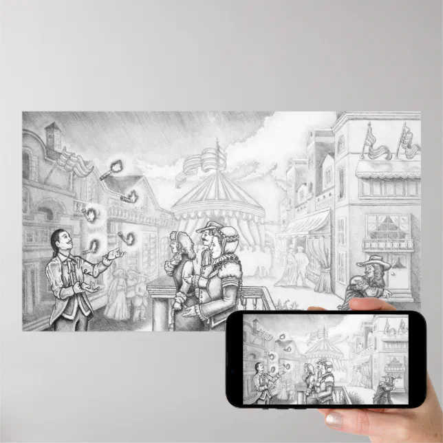 Pilgrims Progress Vanity Fair Poster | Zazzle